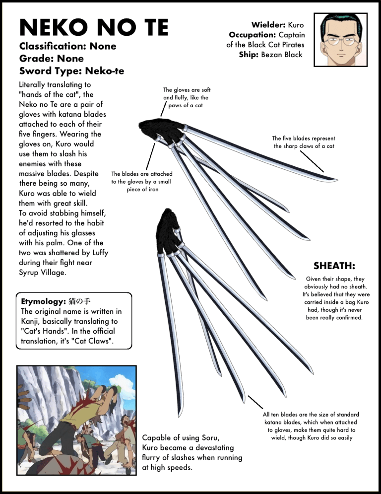 THE ONE PIECE SWORD ENCYCLOPEDIA – A Complete Collection of Every Sword ...