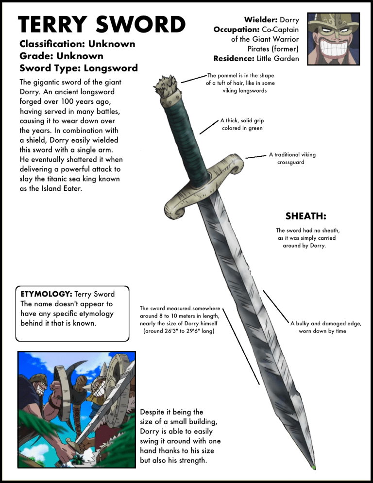 THE ONE PIECE SWORD ENCYCLOPEDIA – A Complete Collection of Every Sword ...
