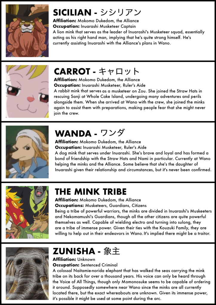 A Complete Guide to Every Character in the Wano Arc! – The Library of Ohara