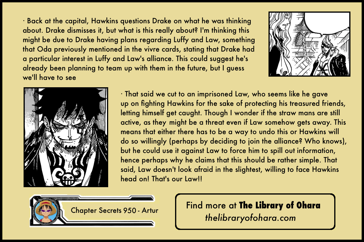 Chapter Secrets – Chapter 950 in-depth analysis – The Library of Ohara