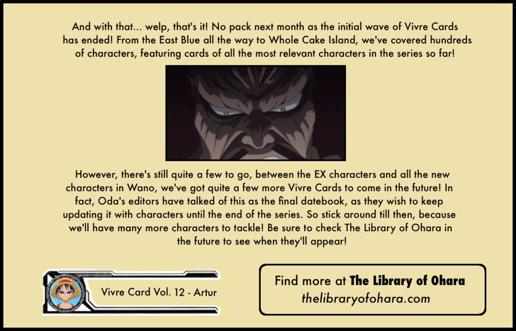 Vivre Card Databook – Vol. 12 (all the new information!) – The Library ...