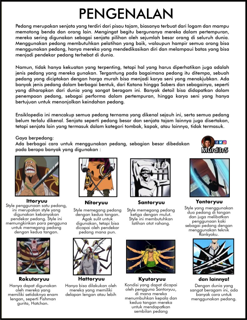 OP Sword Encyclopedia – Bahasa Indonesia – The Library of Ohara