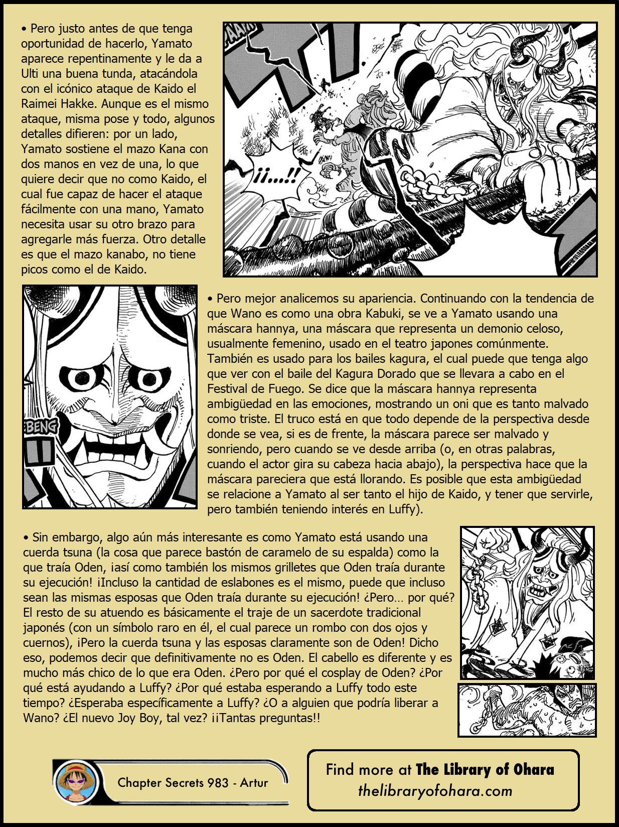 Secretos del Capítulo – Capítulo 983 – The Library of Ohara