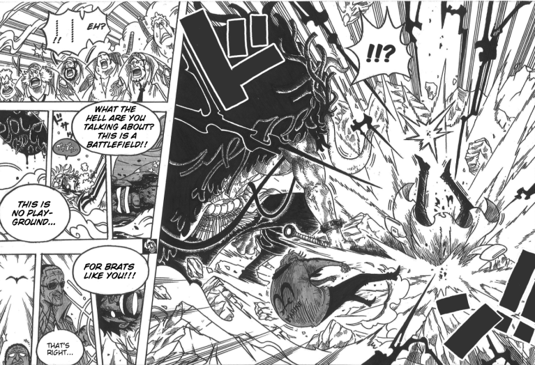 One Piece “What If: Kaido Arrived at Marineford” – A fan manga by Ricky ...