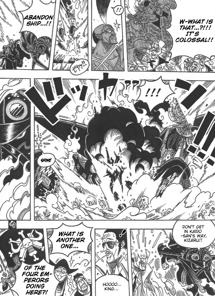 One Piece “What If: Kaido Arrived at Marineford” – A fan manga by Ricky ...