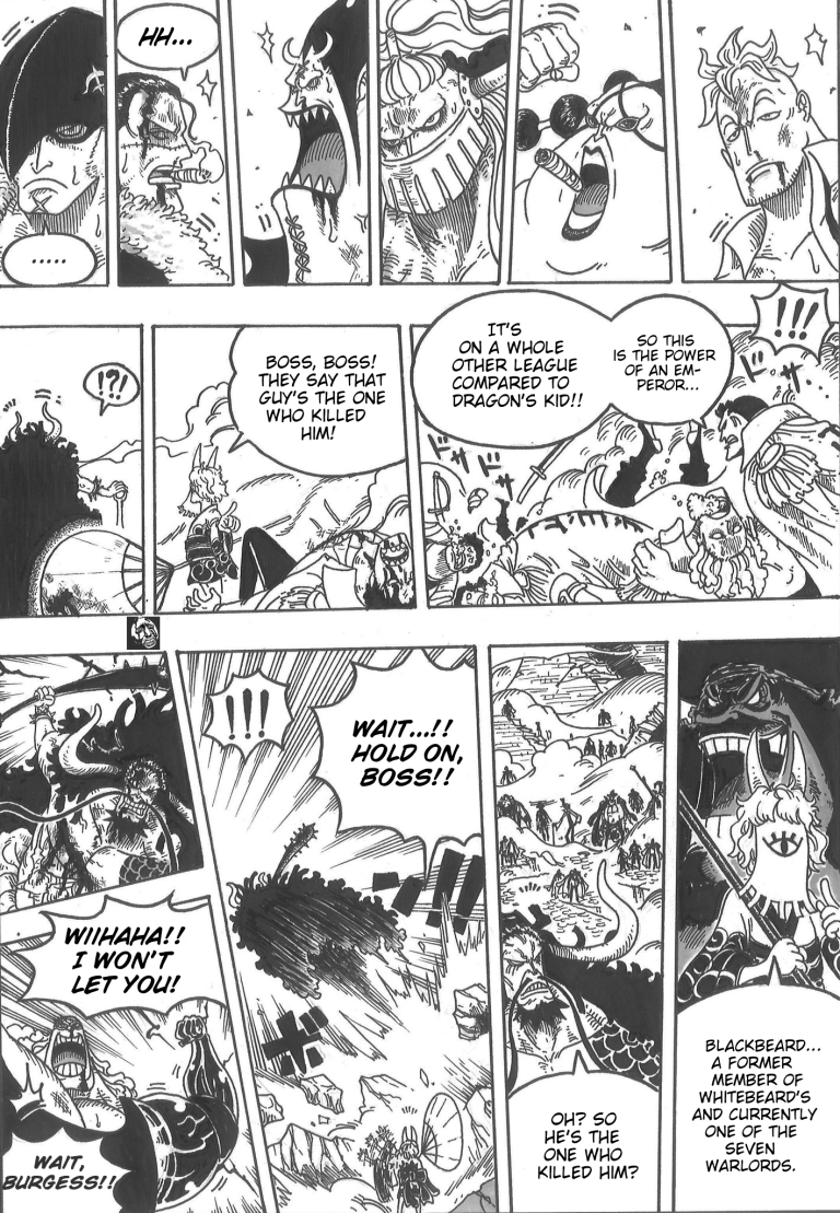 One Piece “What If: Kaido Arrived at Marineford” – A fan manga by Ricky ...