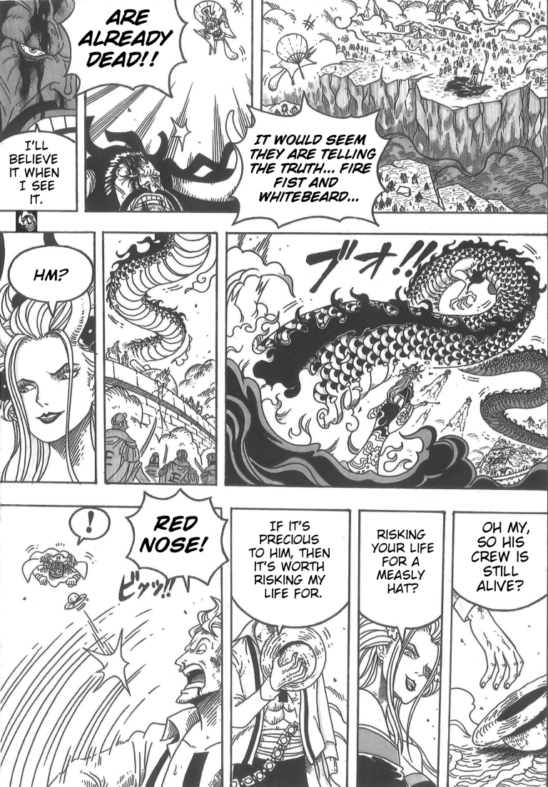 One Piece “What If: Kaido Arrived at Marineford” – A fan manga by Ricky ...