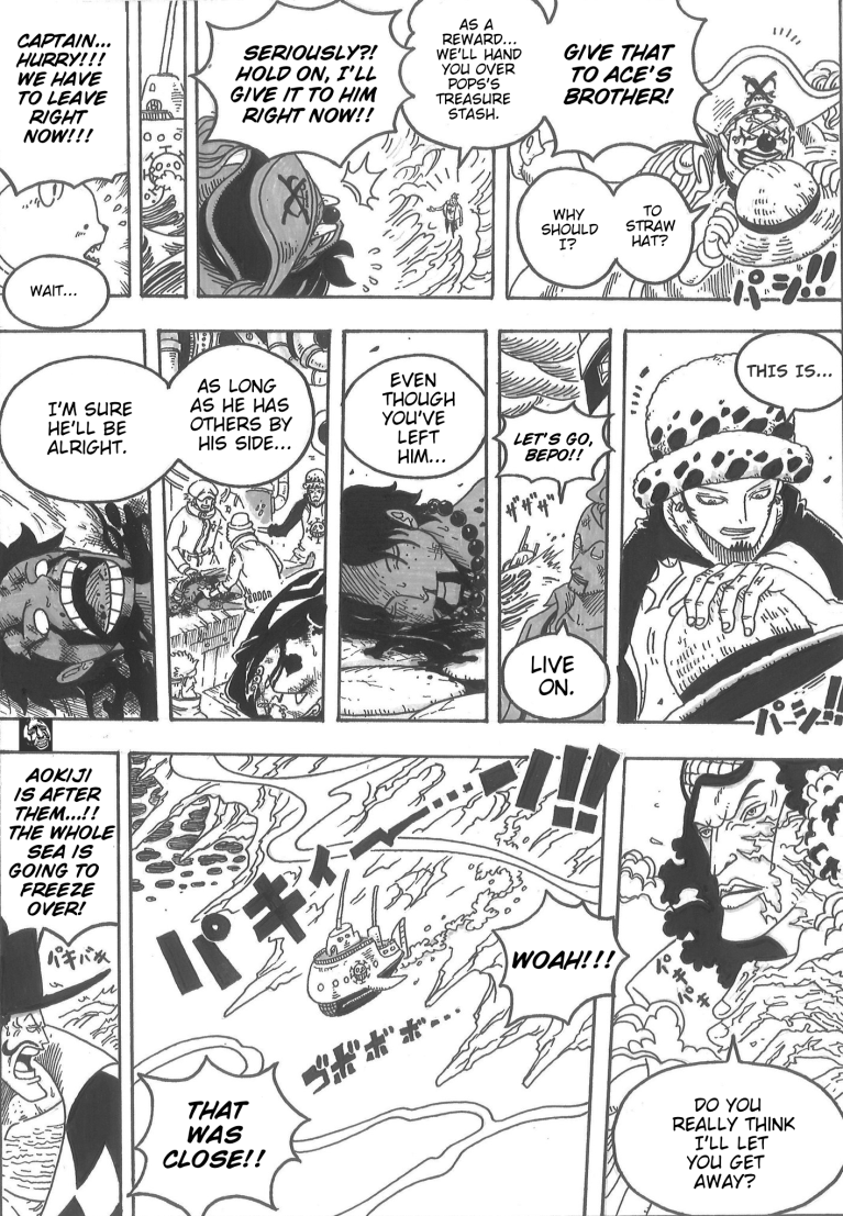 One Piece “What If: Kaido Arrived at Marineford” – A fan manga by Ricky ...
