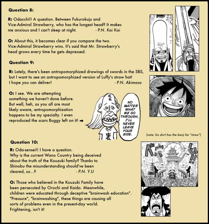 Volume 97 SBS Question Corner – The Library of Ohara