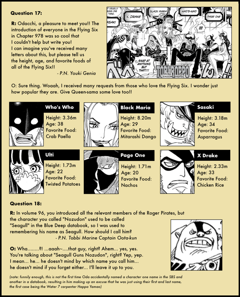 Volume 97 SBS Question Corner – The Library of Ohara