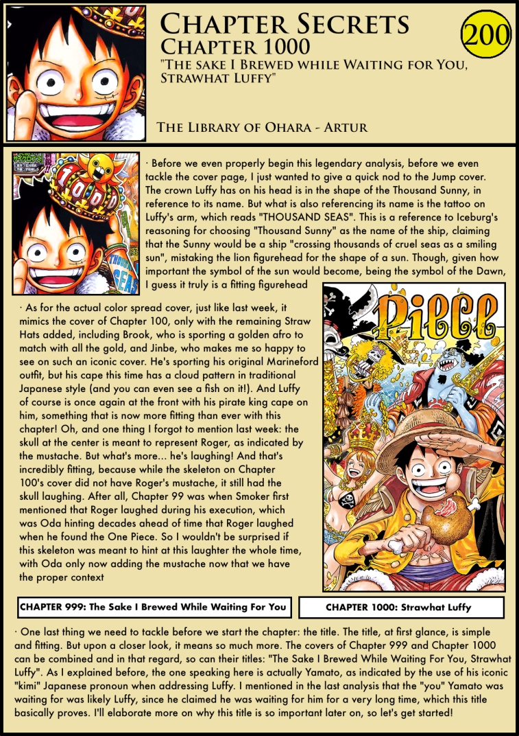 Chapter Secrets – CHAPTER 1000 IN-DEPTH ANALYSIS (explaining Luffy’s ...