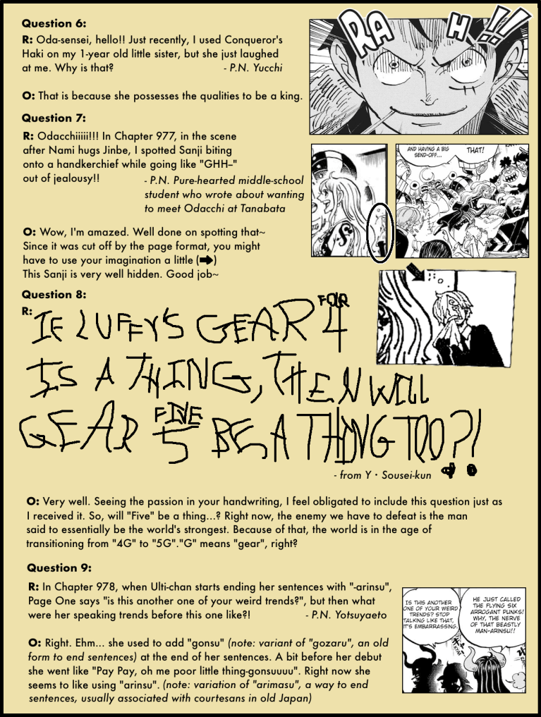 Volume 98 SBS Question Corner – The Library of Ohara