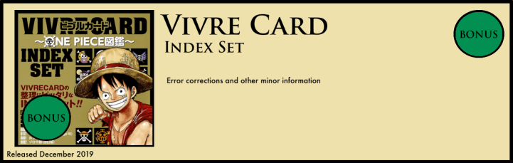 Vivre Card Databook – The Library of Ohara