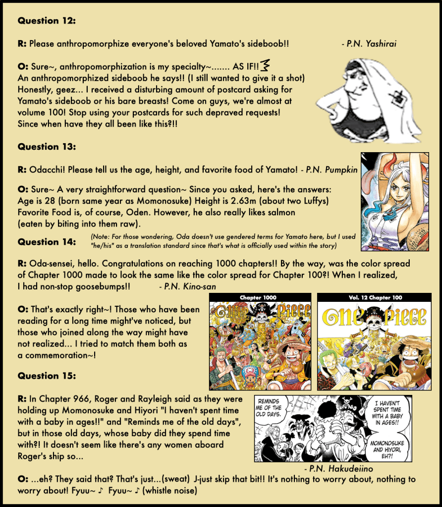 Volume 99 SBS Question Corner – The Library of Ohara
