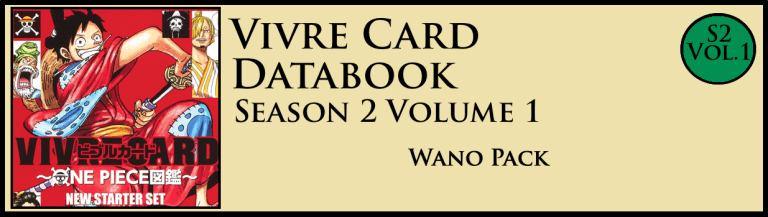 Vivre Card Databook – The Library of Ohara