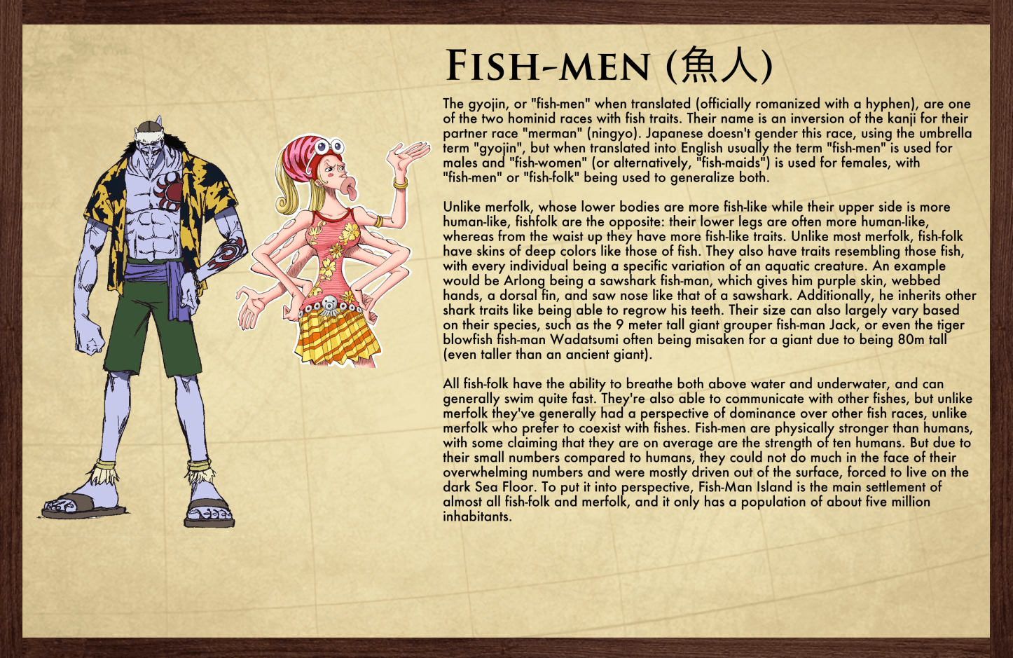 One Piece Race Encyclopedia – The Library of Ohara